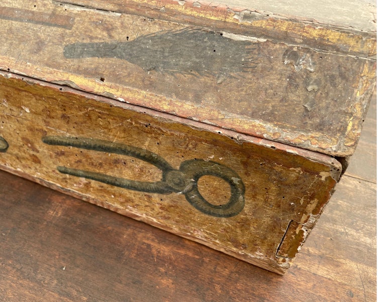 Medieval Spanish Rare Storage Box Used for Sword Storage For Sale at ...