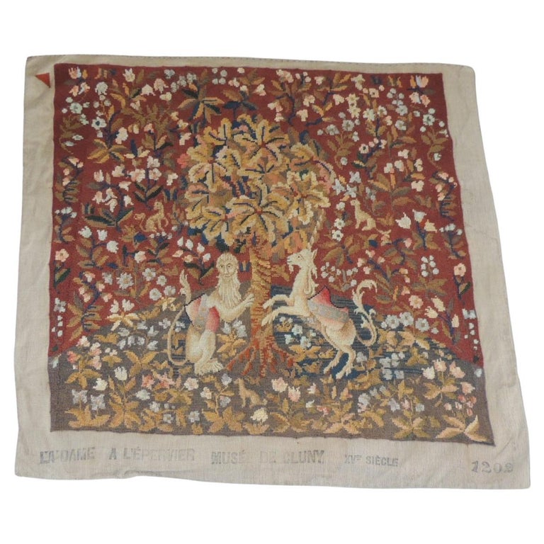 Medieval Square Tapestry For Sale at 1stDibs