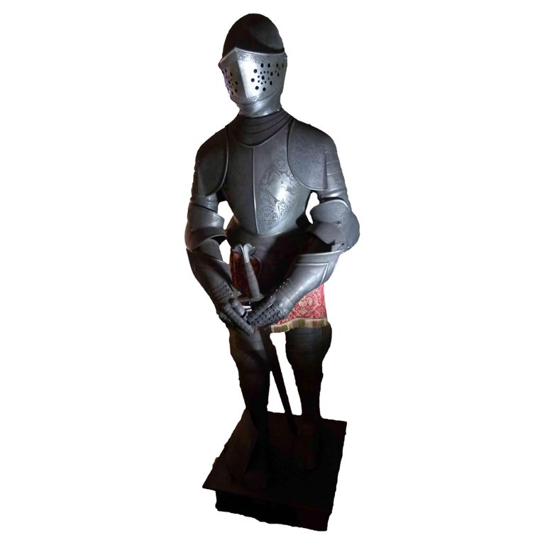 Medieval Suit of Armor Reproduction with Sword, Medieval Knights Style ...