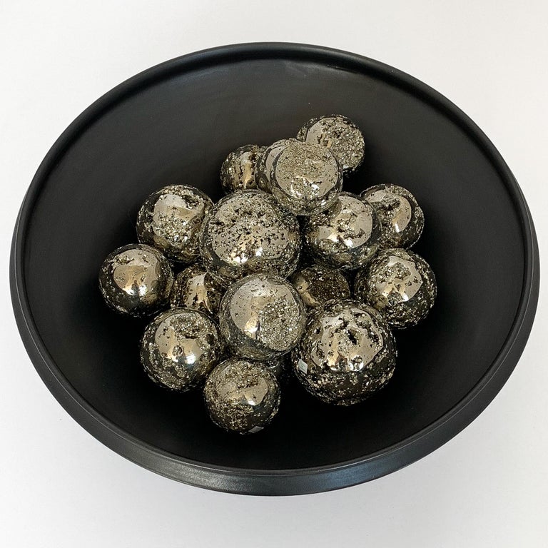 Medium 2.5" Diameter Polished Pyrite Spheres at 1stDibs