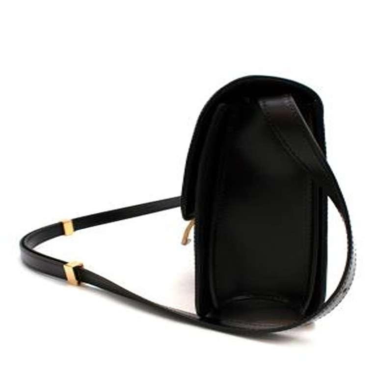 Medium Black Leather Classic Box Bag For Sale at 1stDibs