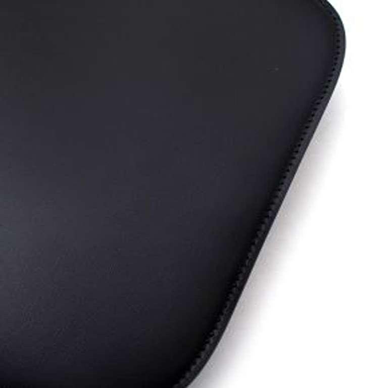 Medium Black Leather Classic Box Bag For Sale at 1stDibs