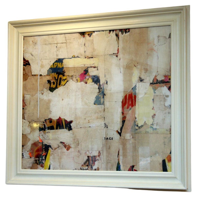 Medium Collage from The Remnants Series by Artist Huw Griffith at 1stDibs