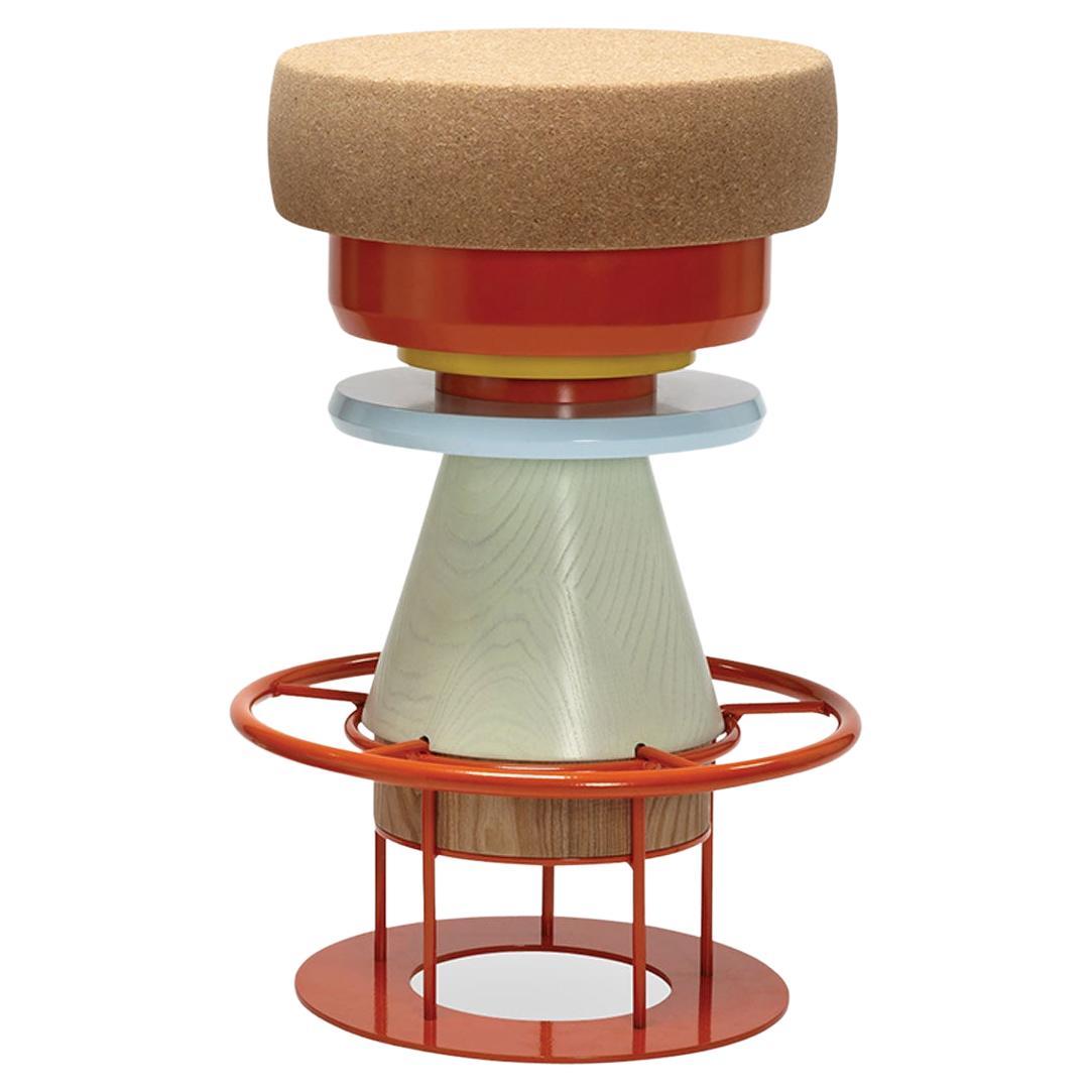 Stool Colorful Design Modern Contemporary Seating Rounded Shapes Form ...