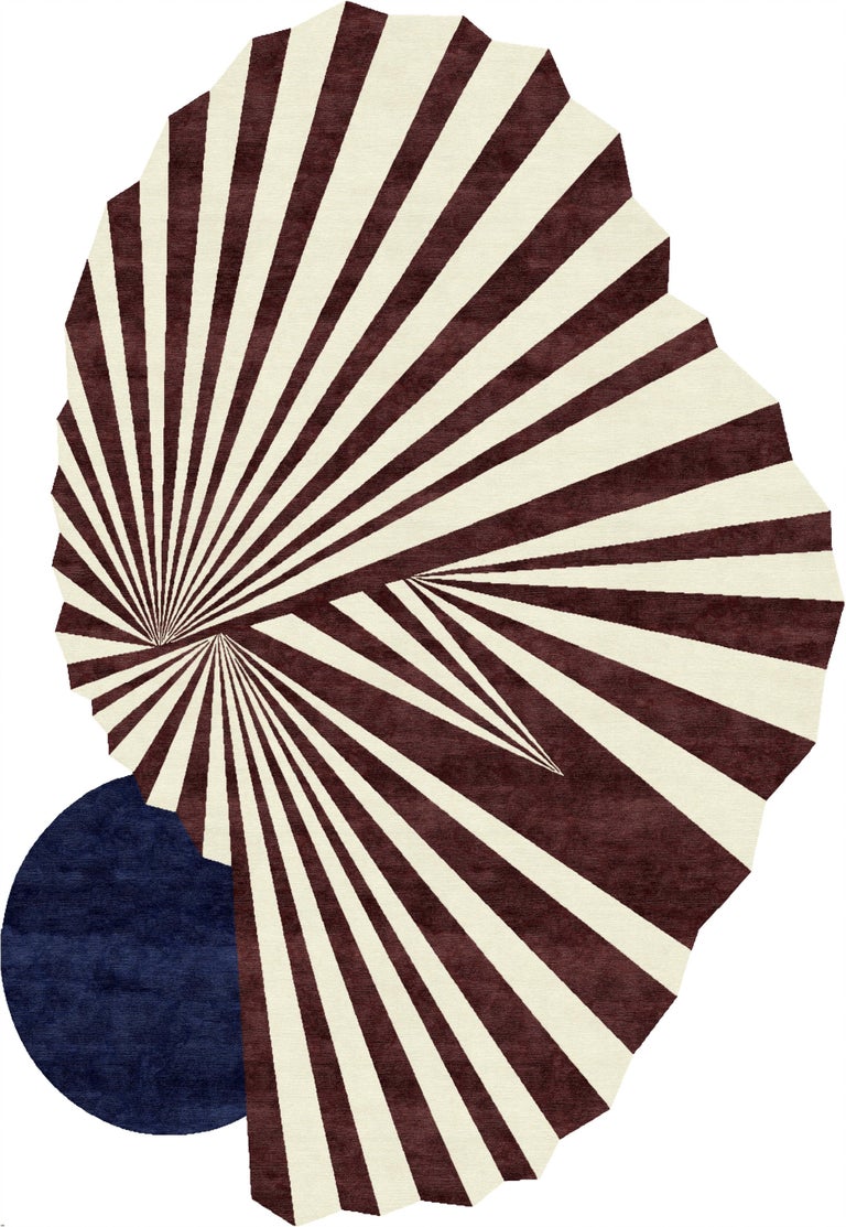 Medium Hand Knotted "Nautilus" Rug, Florian Pretet and Lisa Mukhia ...
