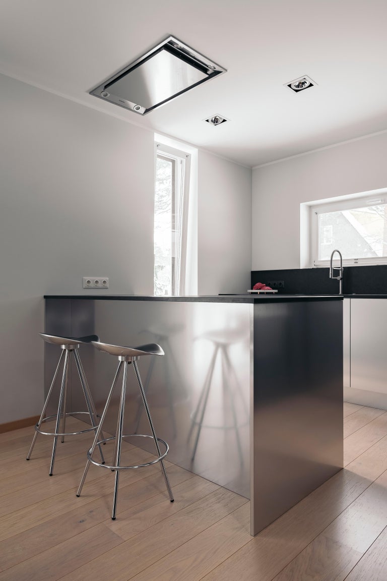 Medium-High Jamaica Counter Stool Aluminium Seat and Chromed Steel by ...