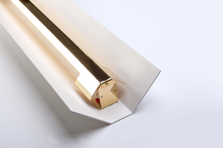 Medium Misalliance Ex Pure White Wall Light by Lexavala For Sale at 1stDibs