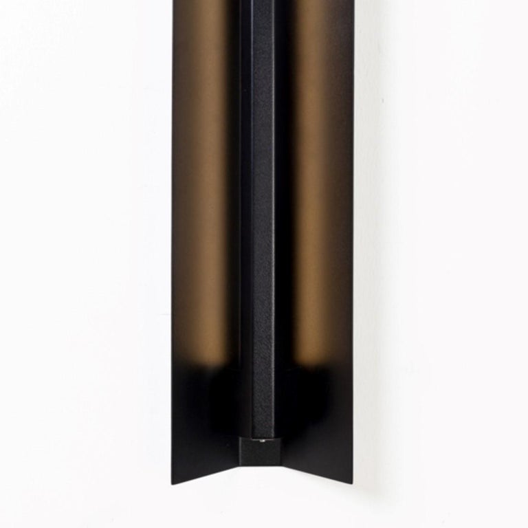Medium Misalliance Ral Jet Black Wall Light by Lexavala For Sale at 1stDibs