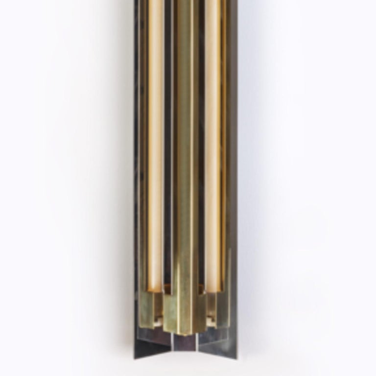 Medium Misalliance Solid Brass Wall Light by Lexavala For Sale at 1stDibs
