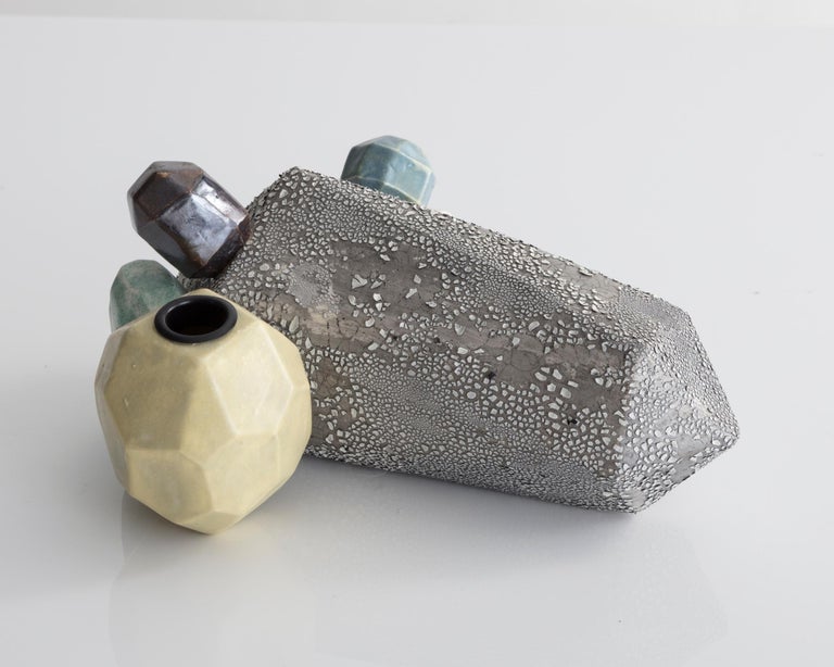 Medium Multicolor Gem Cluster in Glazed Ceramic by Kelly Lamb, 2017 For ...