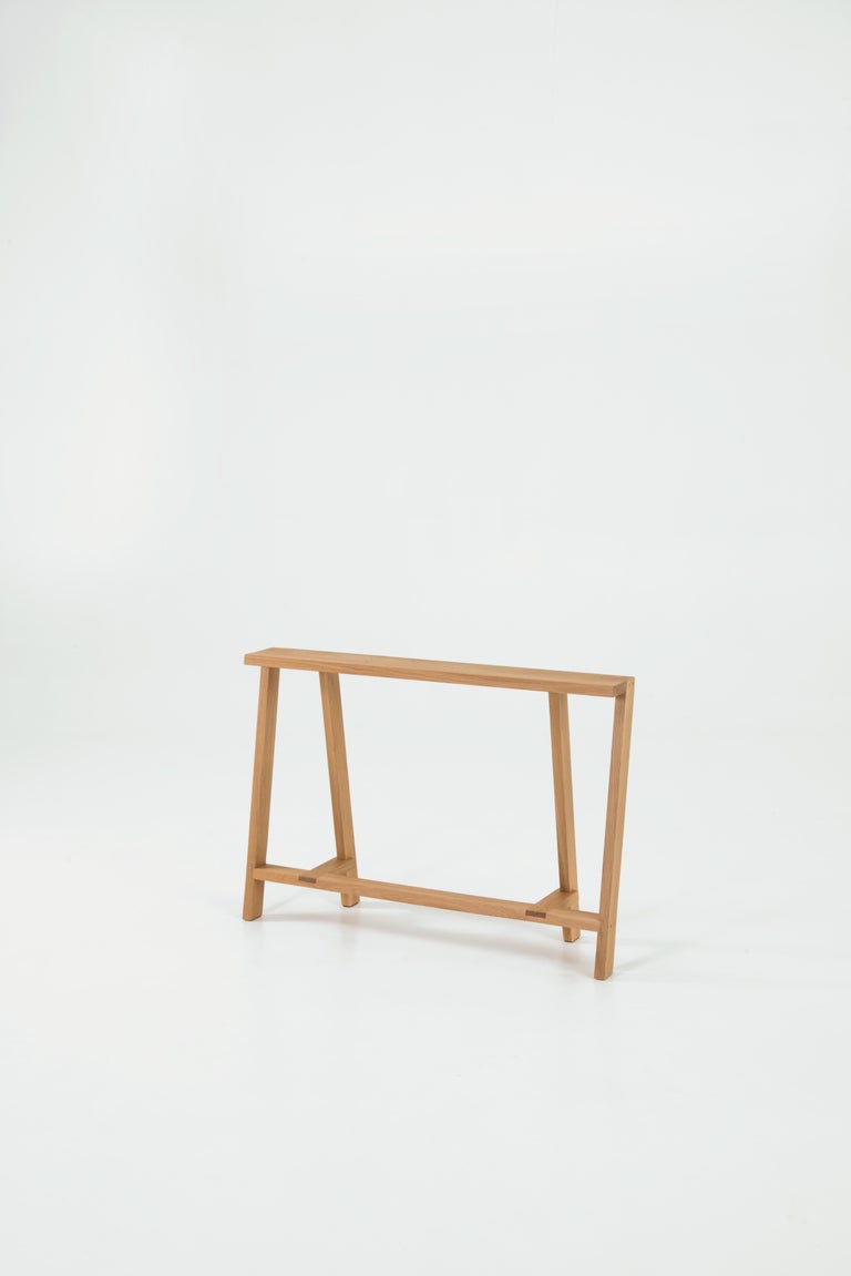 Medium Pausa Oak Bench by Pierre-Emmanuel Vandeputte For Sale at 1stDibs