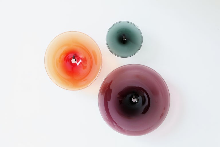Medium Plum Pool Wall Sculpture by SkLO For Sale at 1stDibs