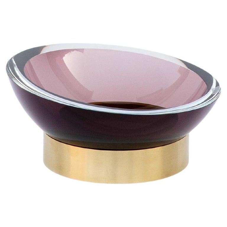 Medium Plum Ring Bowl by SkLO For Sale at 1stDibs