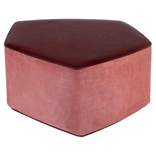 Sella Medium Red Pouf For Sale at 1stDibs