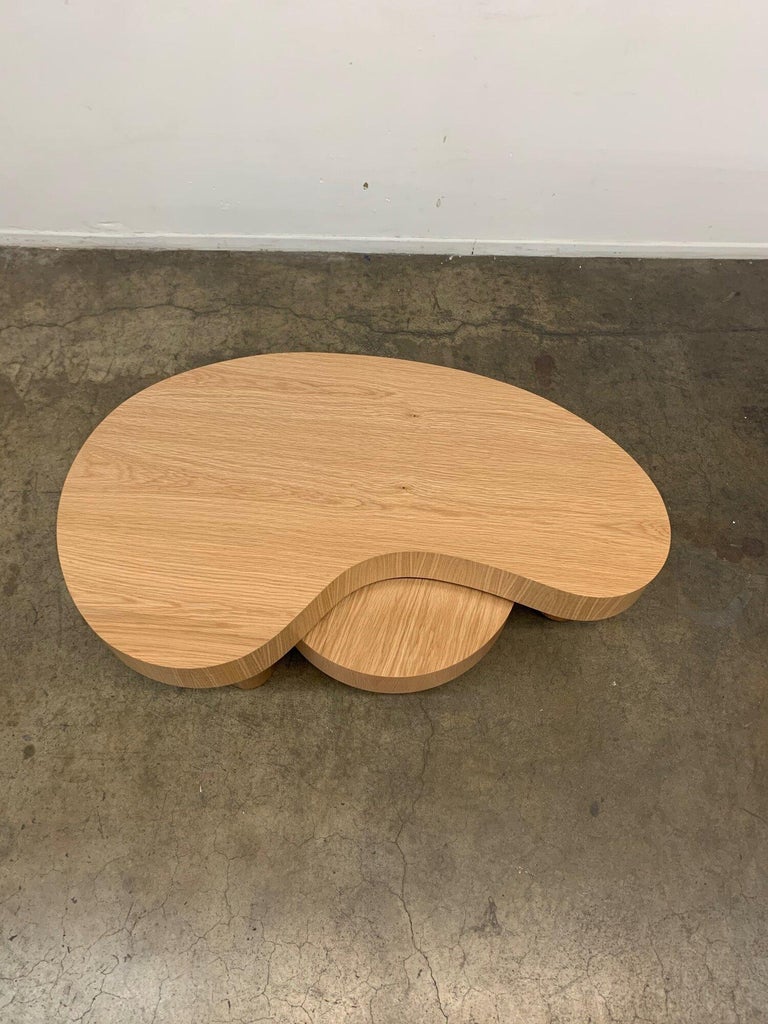 Medium Version Kidney Two Tiered Coffee Table Set For Sale at 1stDibs