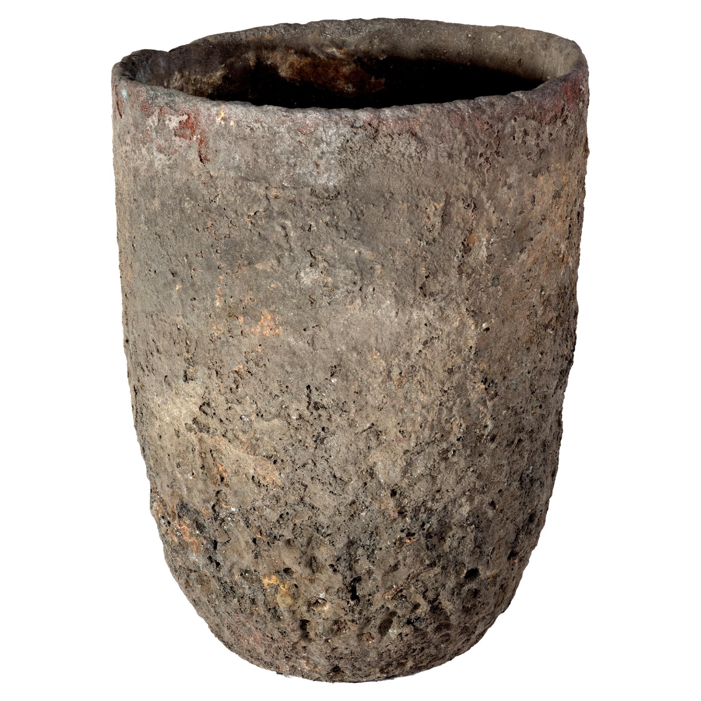 Large Primitive Garden Jar For Sale at 1stDibs