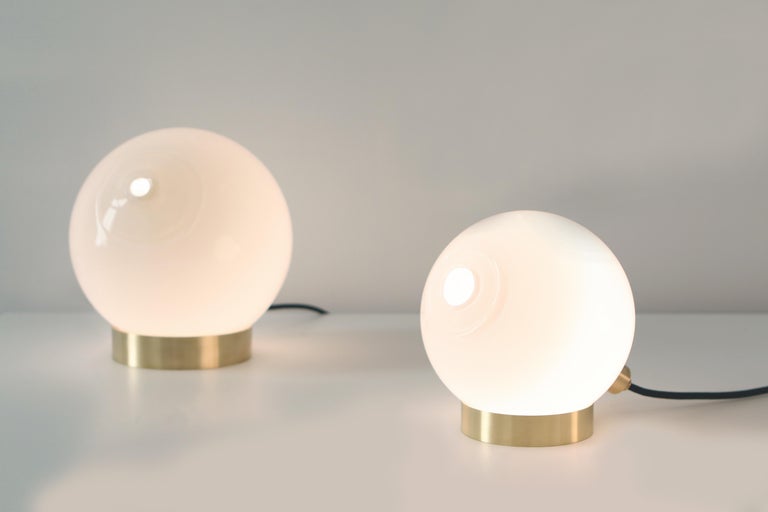 Medium White Once Table Lamp by SkLO For Sale at 1stDibs