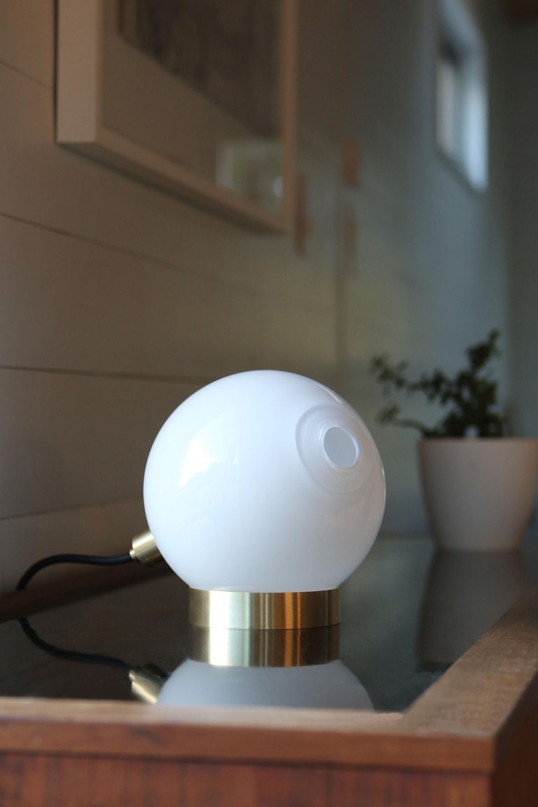 Medium White Once Table Lamp by SkLO For Sale at 1stDibs