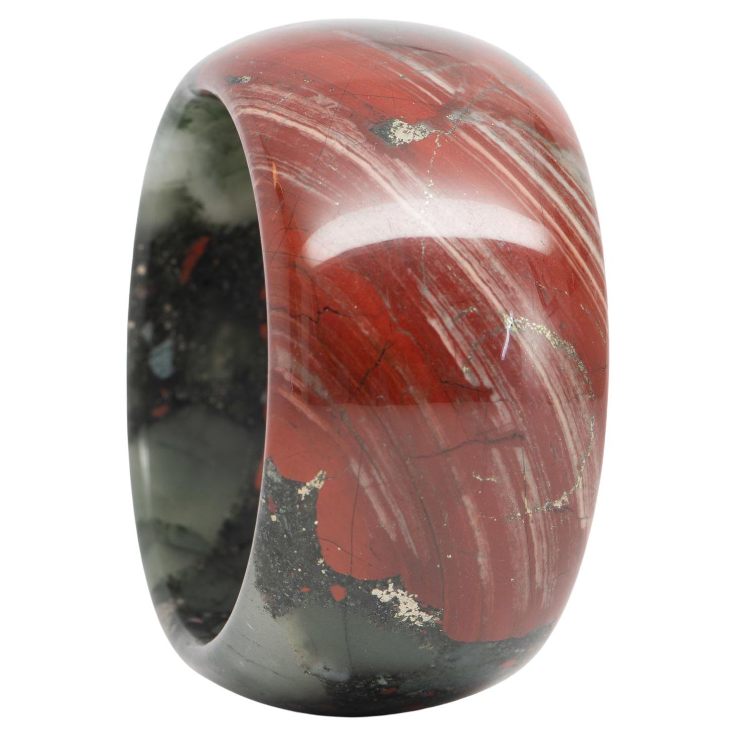 Medium Wrist M Internal Diameter Bloodstone Jasper Bangle R2022 For ...