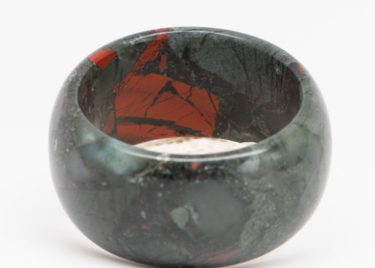 Medium Wrist M Internal Diameter Bloodstone Jasper Bangle R2023 For ...