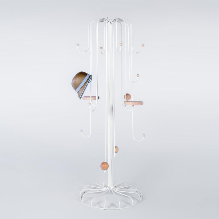 Medusa Coat Rack. Hand Made in Aluminum and Wood Elements, by Design VA ...