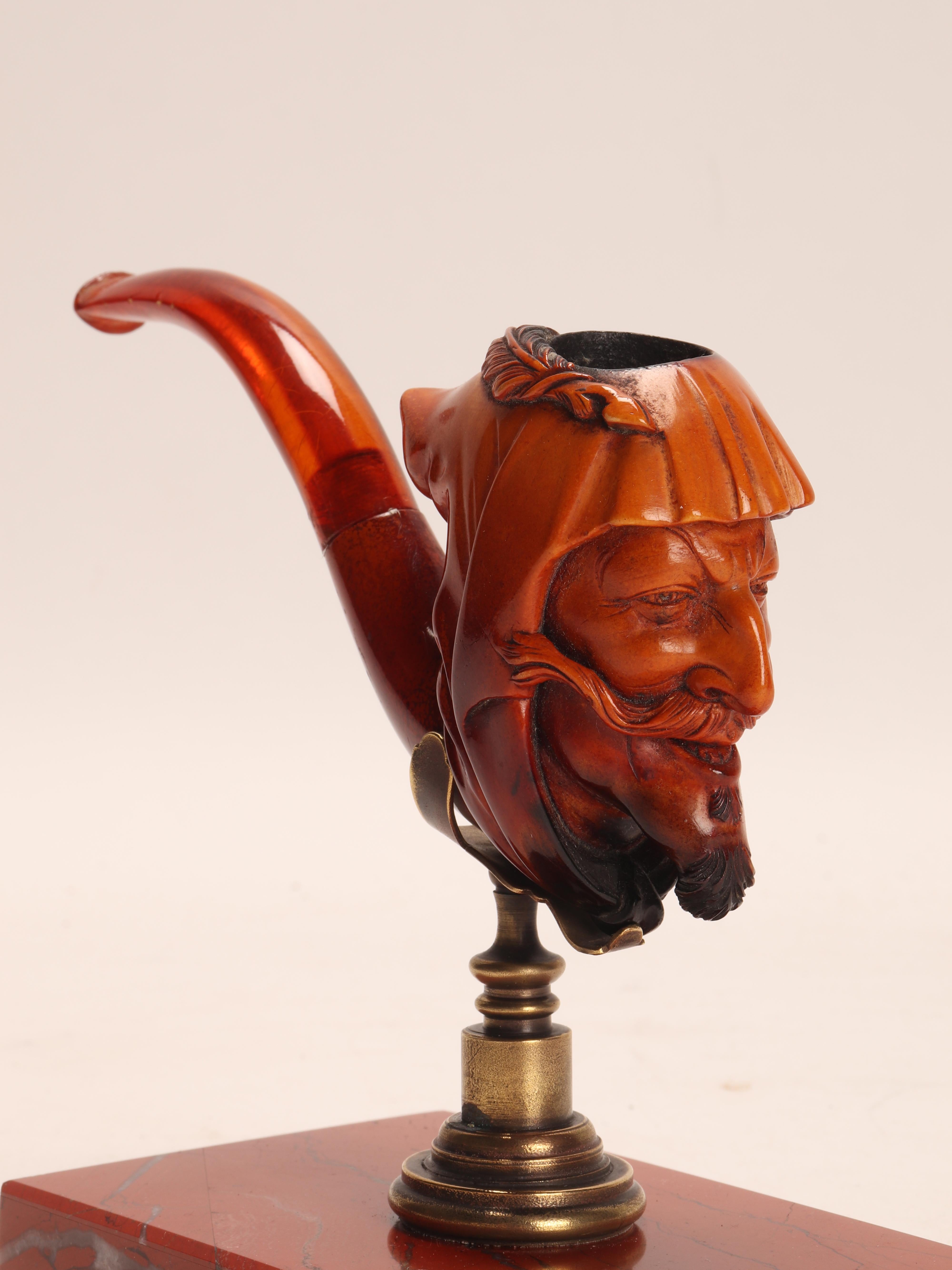 Meershaum Pipe with the Head of Mephistopheles, Vienna, 1880 at 1stDibs