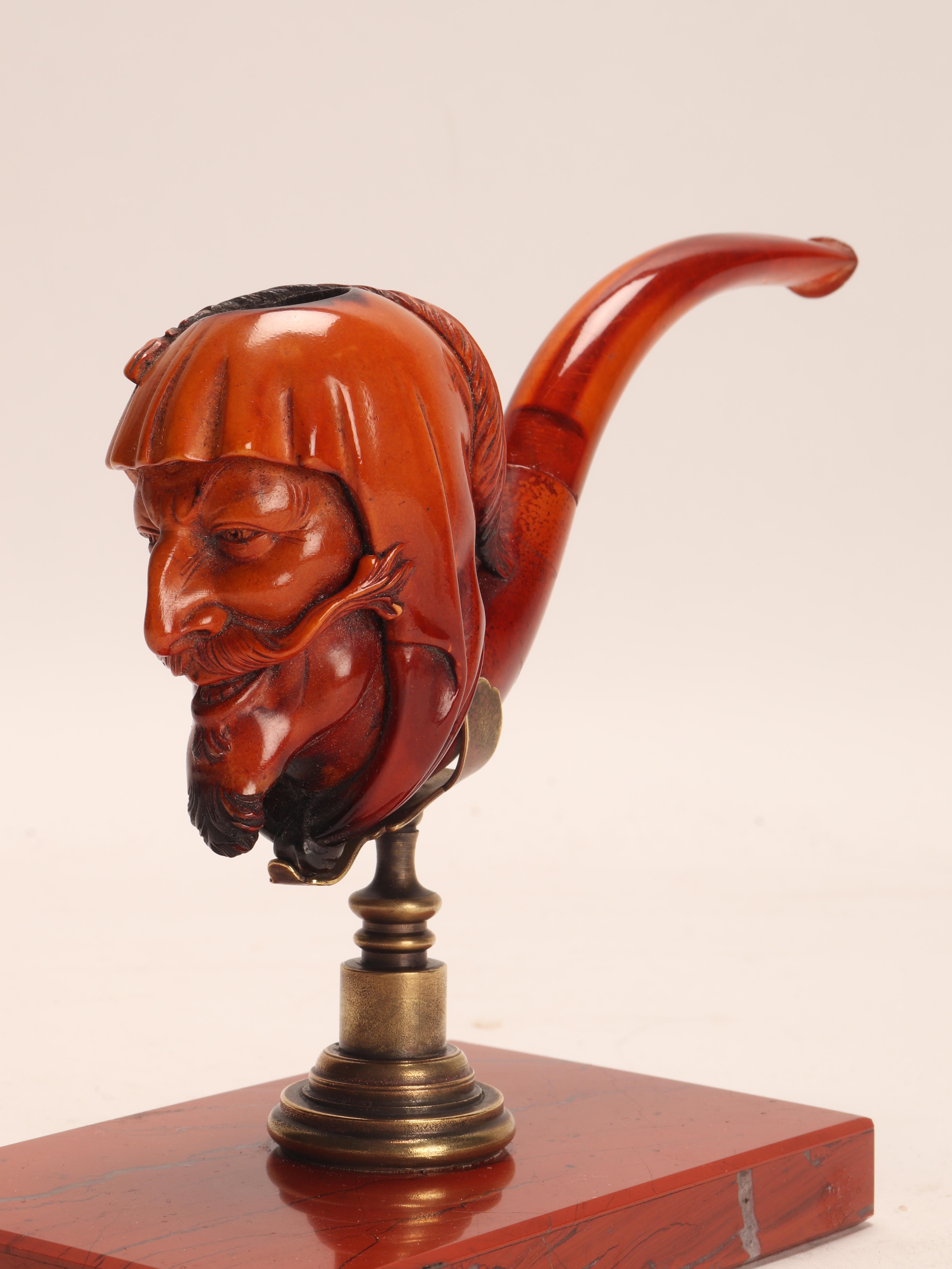 Meershaum Pipe with the Head of Mephistopheles, Vienna, 1880 at 1stDibs