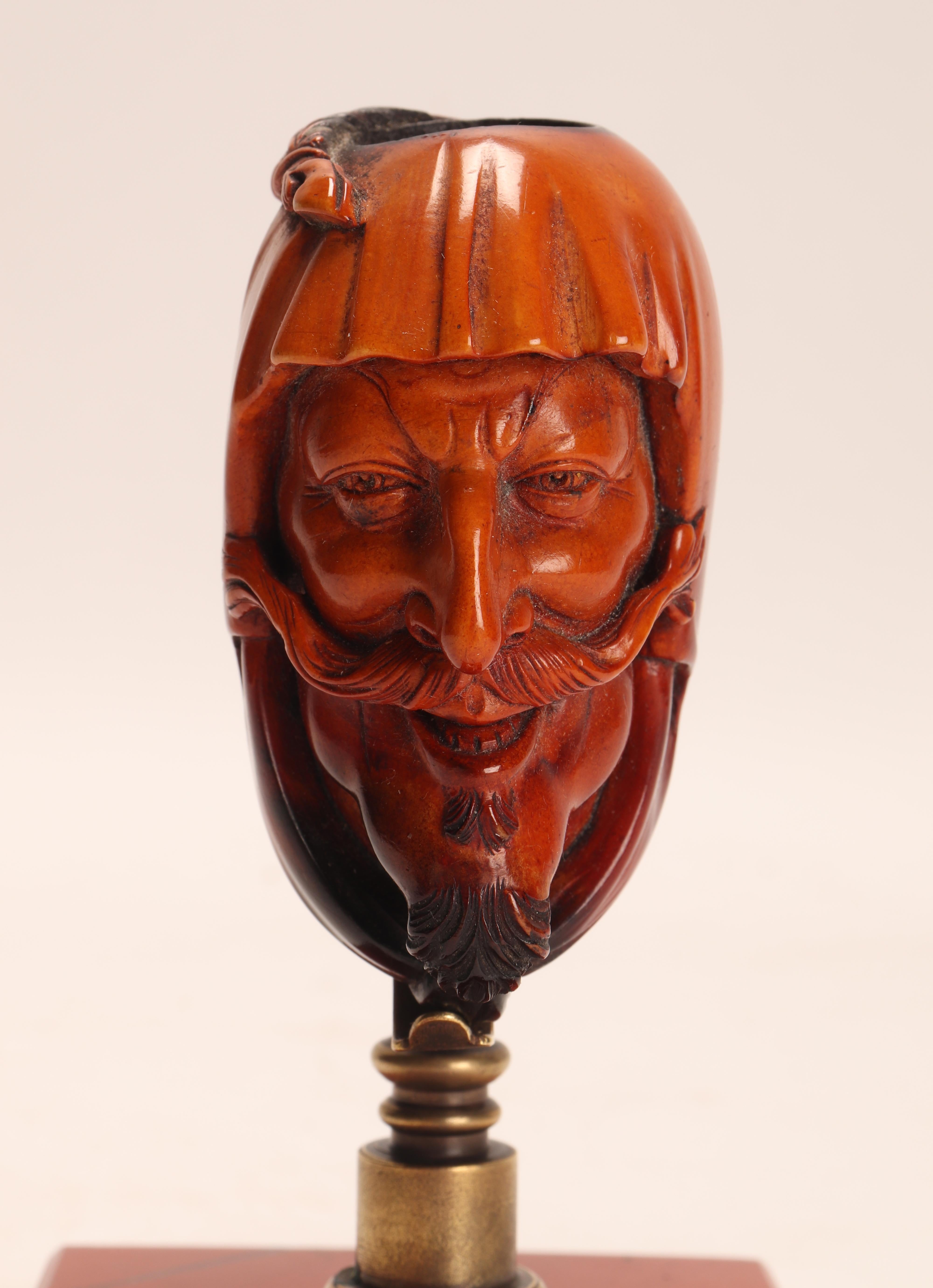 Meershaum Pipe with the Head of Mephistopheles, Vienna, 1880 at 1stDibs