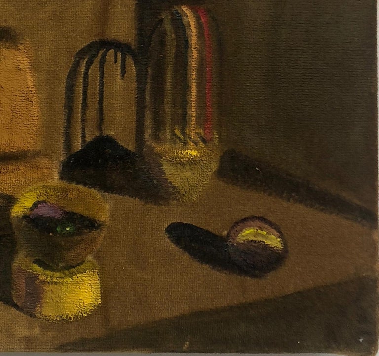 Meg Franklin - "Gold Dream with Mimi's Curtains" Still Life Acrylic ...