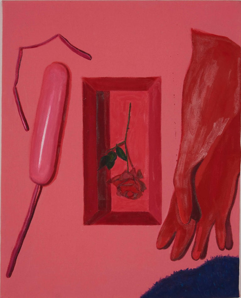 Meg Franklin - "The Rose Trench" Contemporary Still Life Painting on ...
