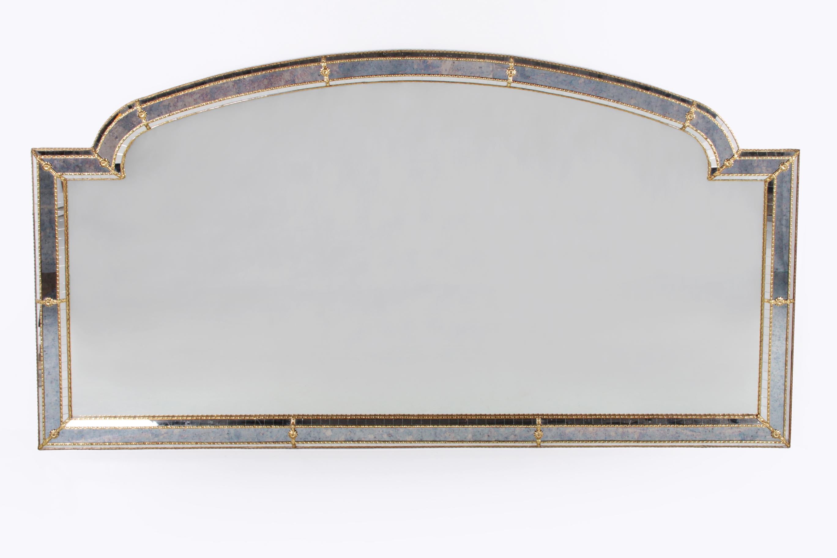 Mega Large Spanish Regency Style Mirror, 90s at 1stDibs | 90s mirror ...