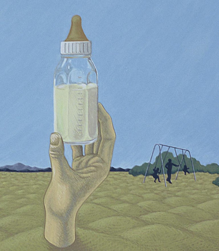 Megan Frazer - In Case of Need, Original Signed Contemporary Surrealist ...