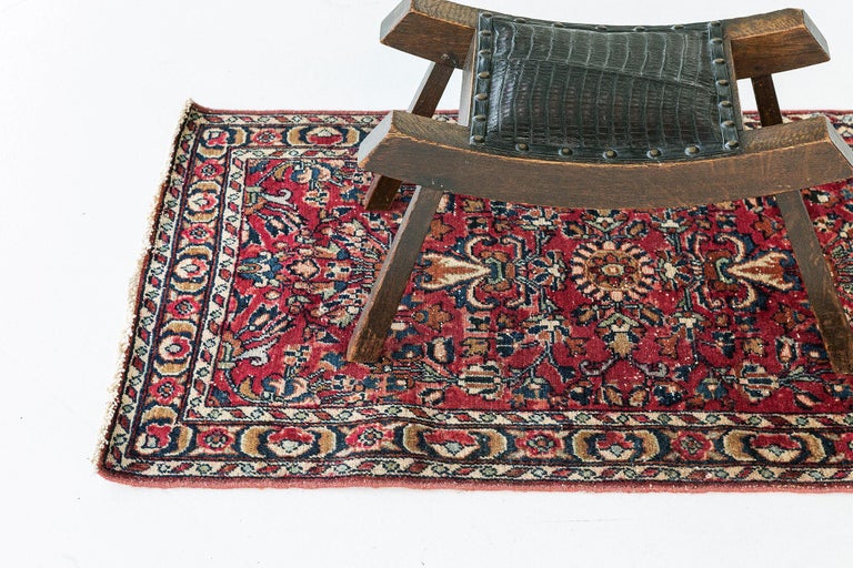 Mehraban Antique Persian Lilian Rug 11961 For Sale at 1stDibs