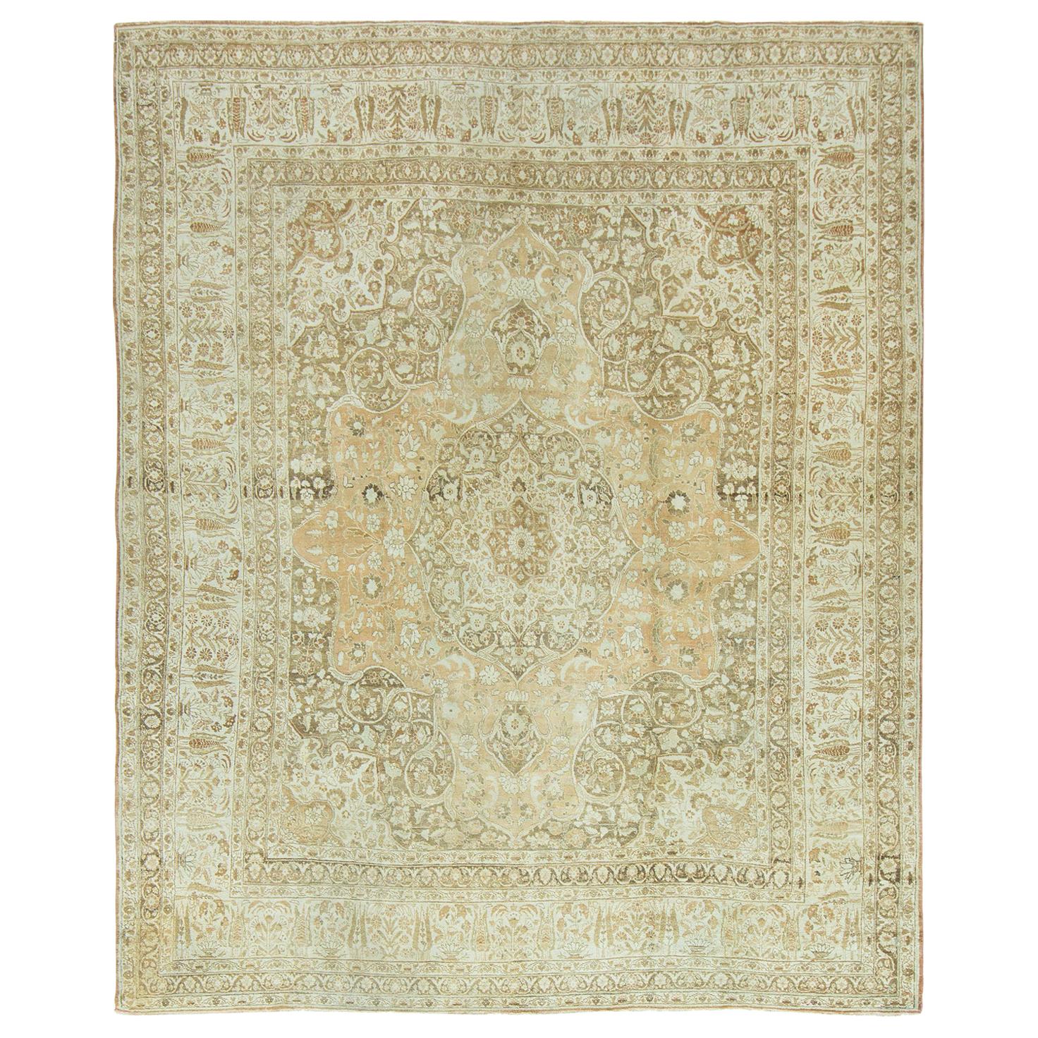 Haji Jalili Antique Silk Persian Tabriz Prayer Rug at 1stDibs | silk ...