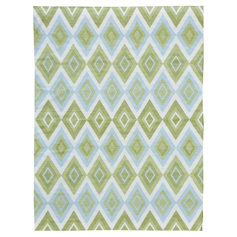 Mehraban Contemporary Flat-Weave Rug Cielo Collection Permata Cricket ...