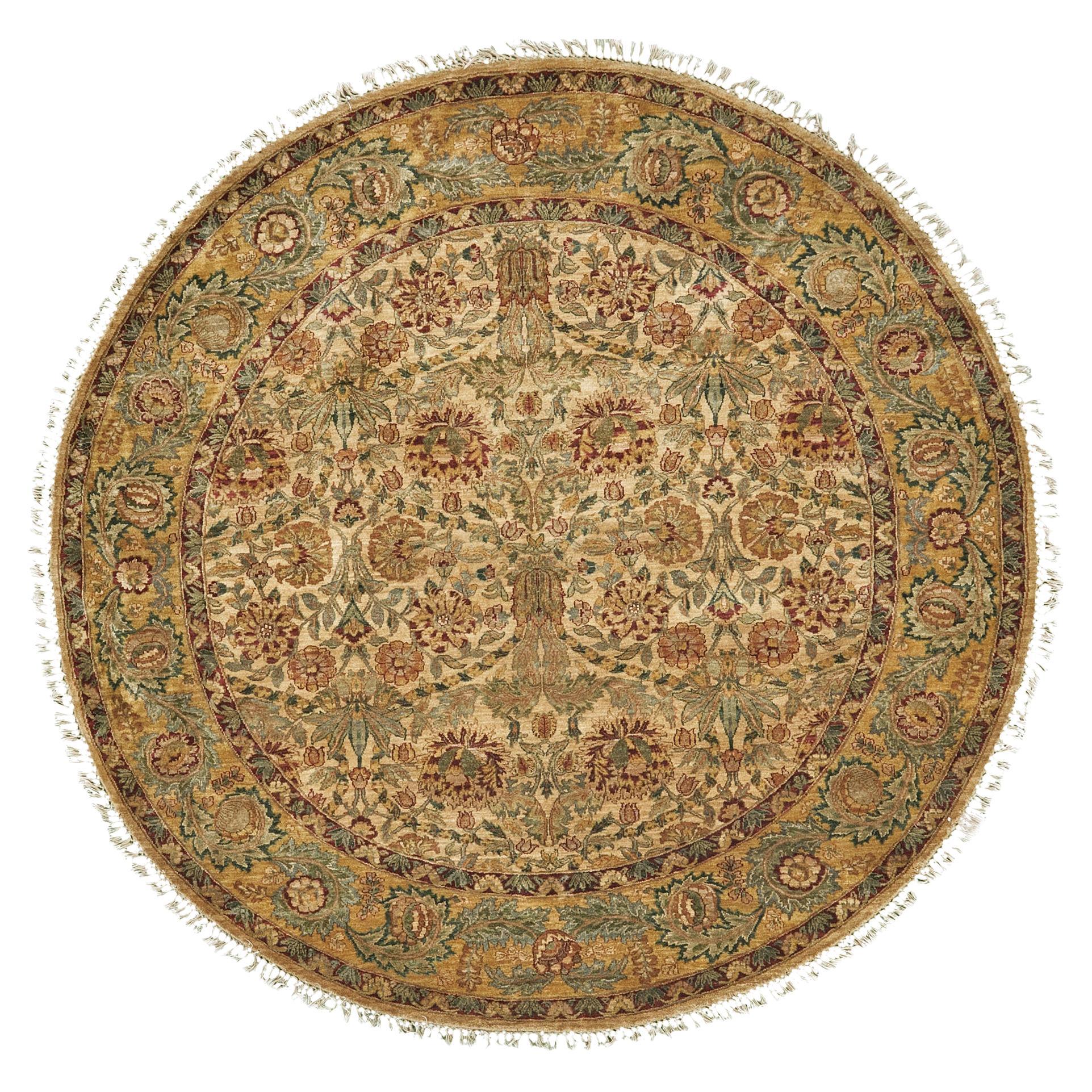 Mehraban Indo Jaipour Agra Rug One of a Kind For Sale at 1stDibs