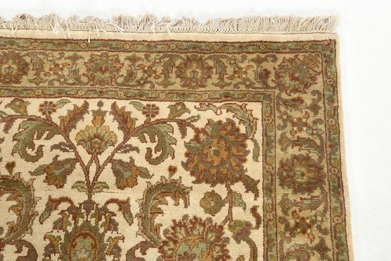 Mehraban Indo Jaipour Agra Rug One of a Kind For Sale at 1stDibs