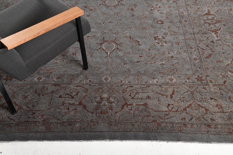 Mehraban Overdyed Sultanabad Revival Rug For Sale at 1stDibs