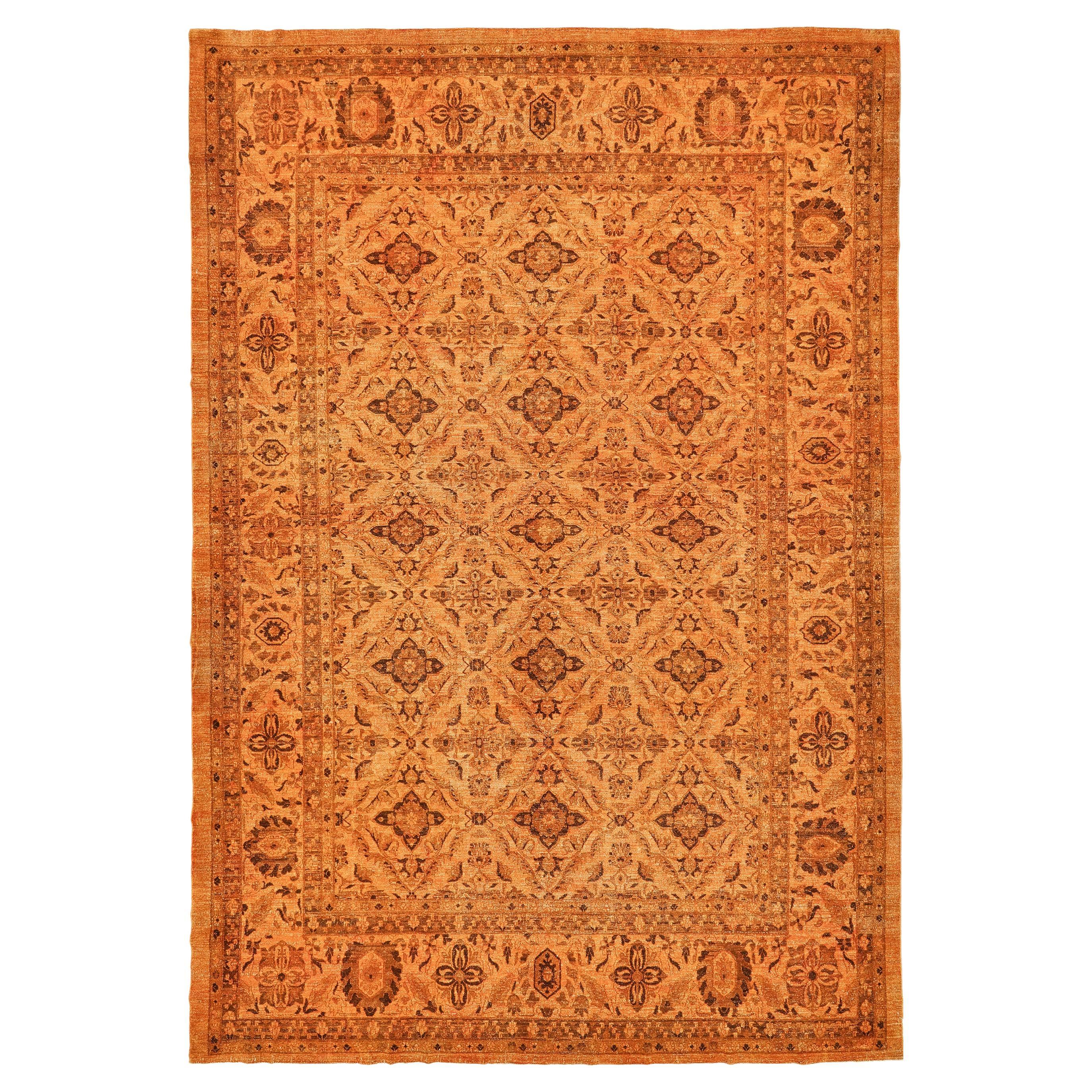 Overdyed Vintage Style Rug For Sale at 1stDibs