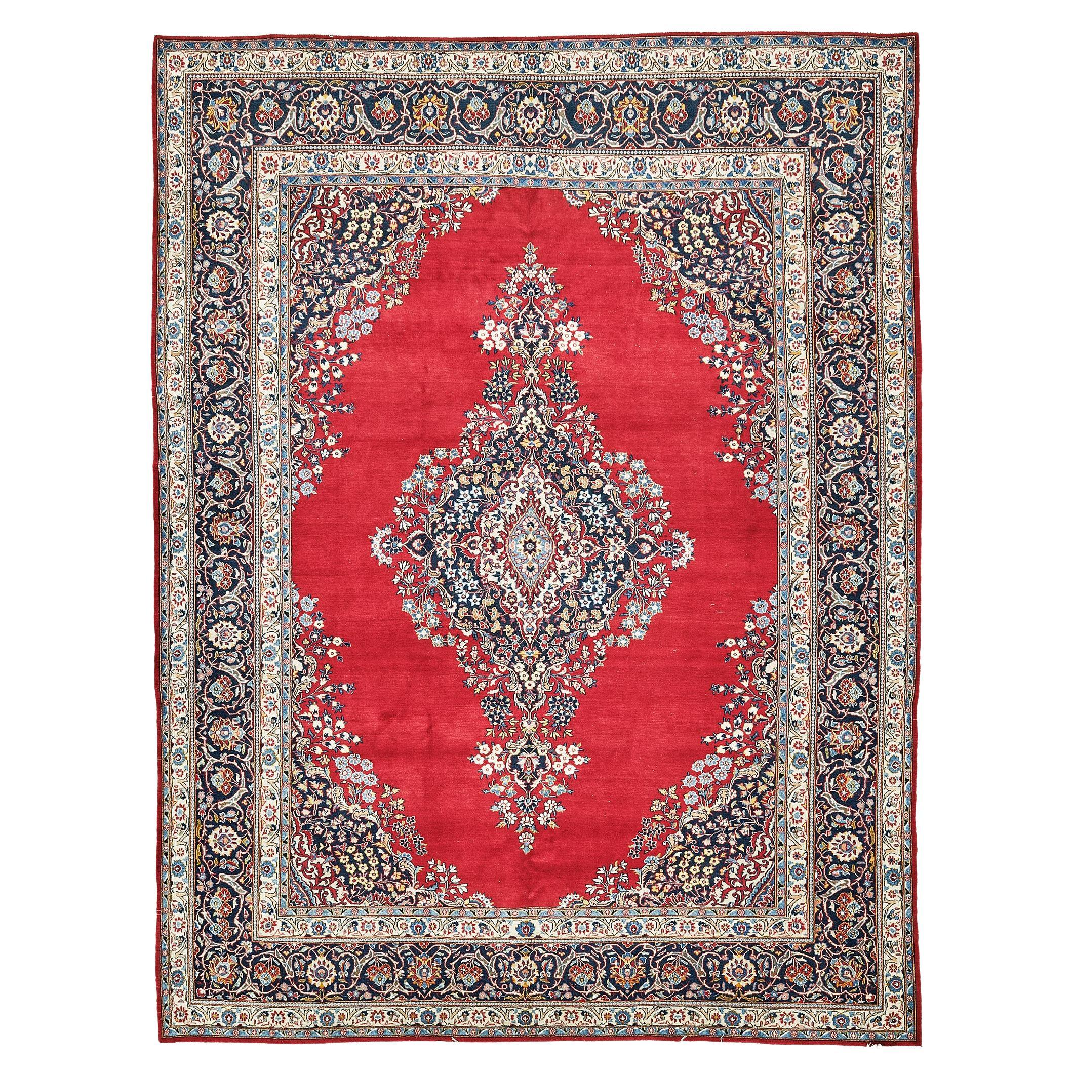 Mehraban Persian Kashan Rug For Sale at 1stDibs