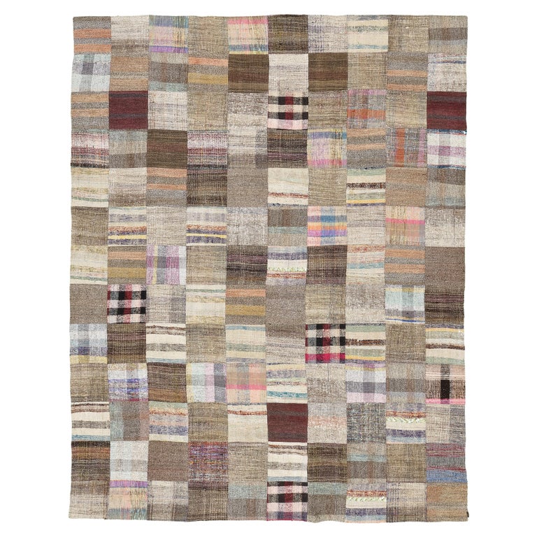 Mehraban Vintage Turkish Kilim Patchwork For Sale at 1stDibs