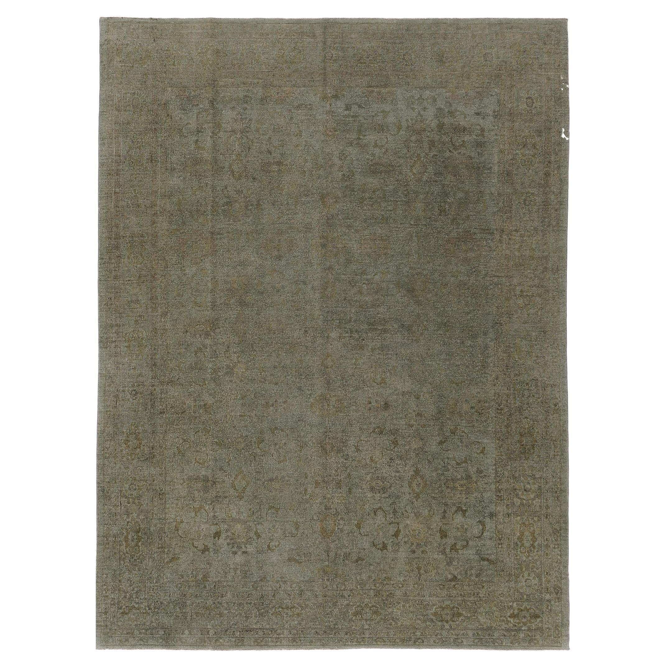 Vintage Overdyed Rug at 1stDibs