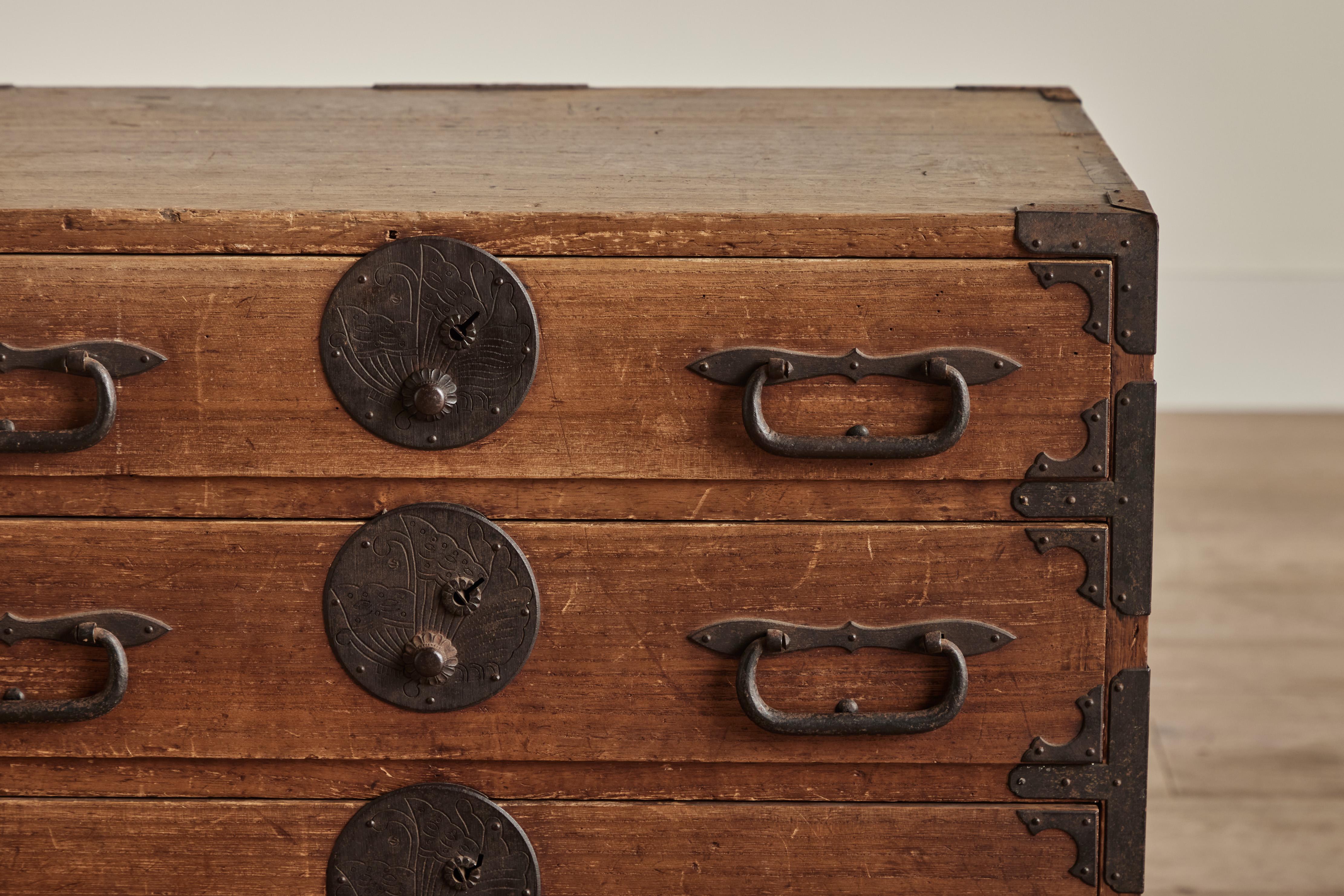 Meiji Era Tansu Chest For Sale at 1stDibs