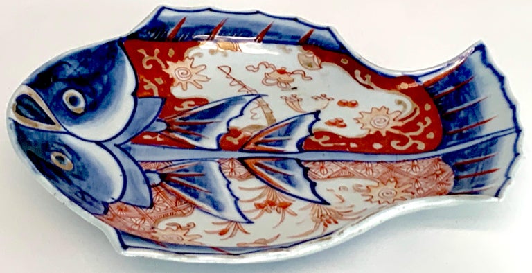 Meiji Imari Fish Plate II For Sale at 1stDibs