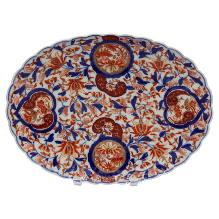 Meiji Period C. 1880s Oval Imari Platter at 1stDibs