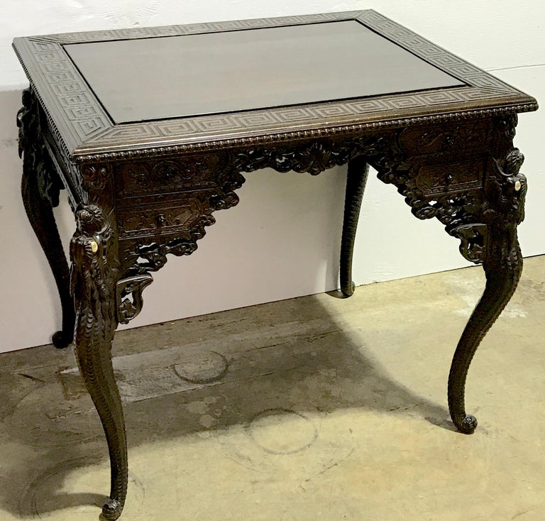 Meiji Period Japanese Carved Dragon Motif Desk at 1stDibs | desk dragon ...