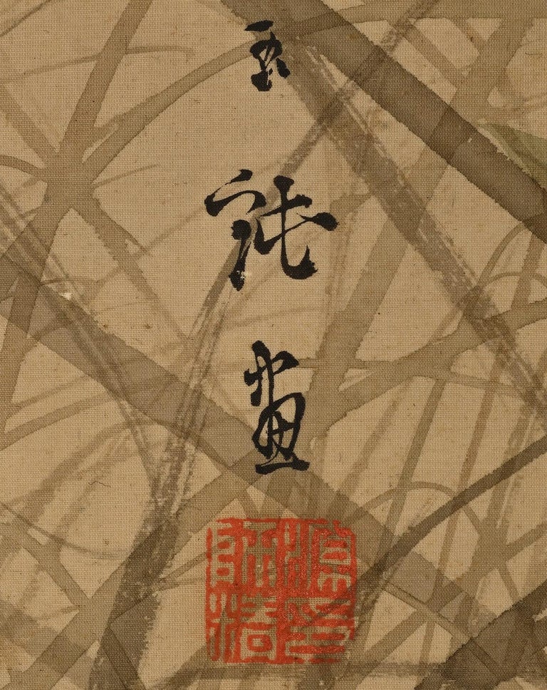 Meiji Period Japanese Screen Pair, One Hundred Birds by Hasegawa ...