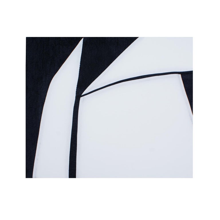 Meike Legler - Just a Phase (textile art black and white minimalist ...