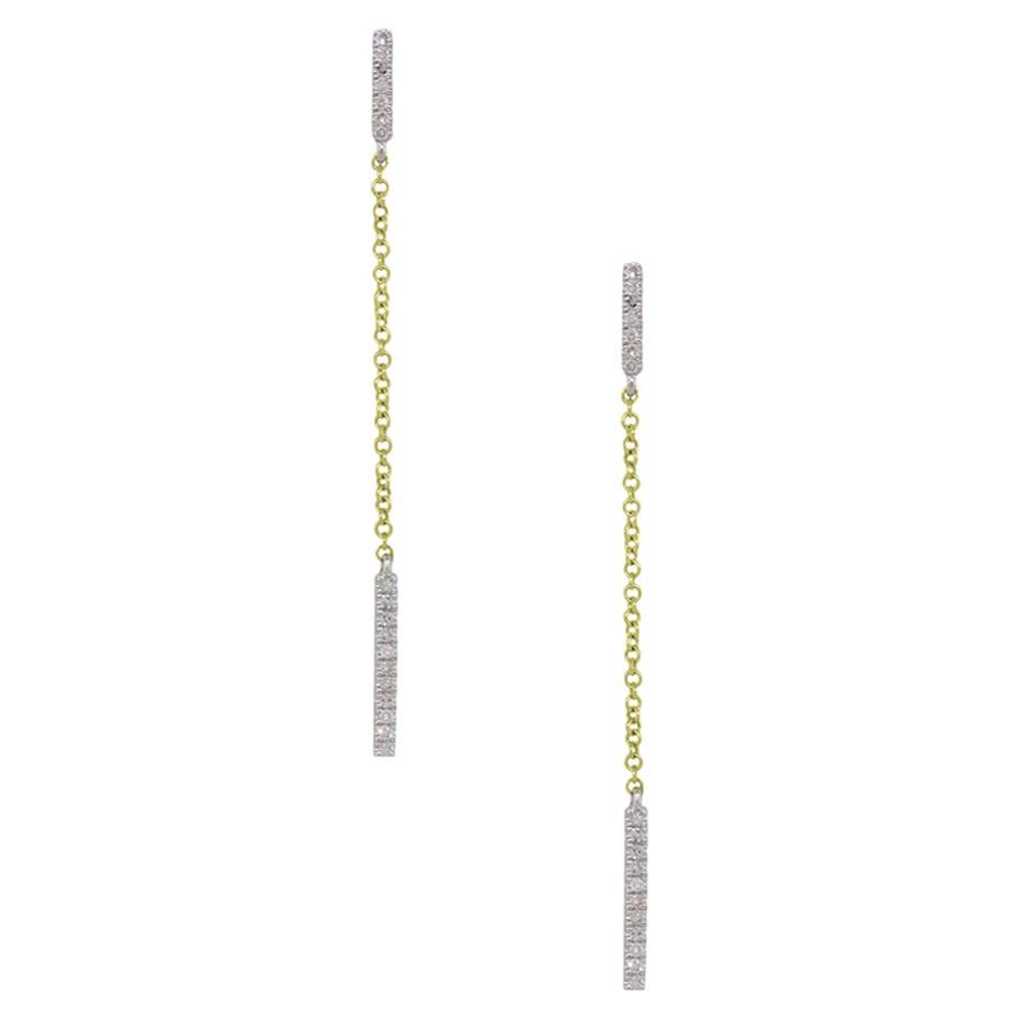 Meira T Ruby and Diamond Drop Earrings For Sale at 1stDibs