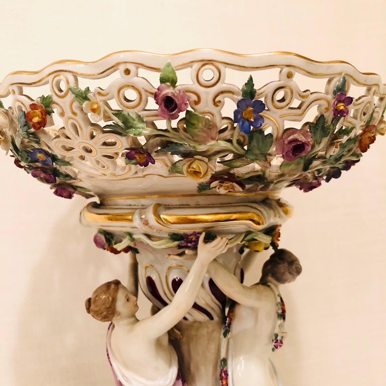 Meissen Centerpiece Depicting the Three Charities or Graces Dancing in ...